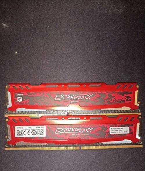 Crucial ballistix sport ddr4 2400mhz Festima Ru Мониторинг объявлений