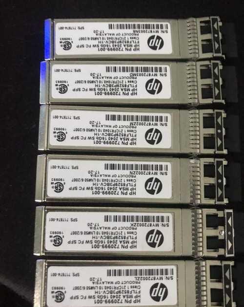 Трансиверы HP MSA 2040 16Gb SW FC SFP 720999 001 Festima Ru частные