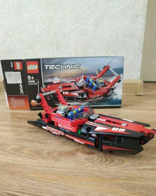 Lego Technic скоростная лодка все детали, коробка