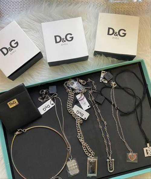 Цепочка, кулон, подвеска D&G оригинал