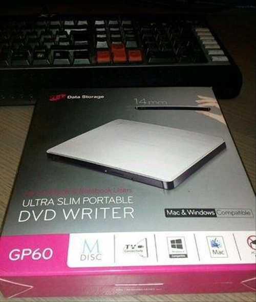 Внешний приводdvd-RW LG в упаковке