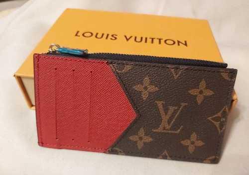 Новая визитница Louis Vuitton monogram red