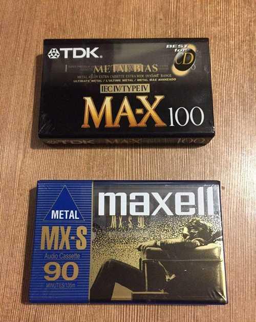 Продам Maxell MX-S 90, TDK MA-X 100 в упаковке