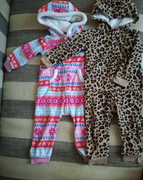 Флисовые комбезы carters