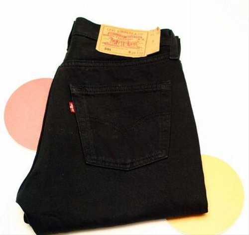 Джинсы Levi's 501 черные W28