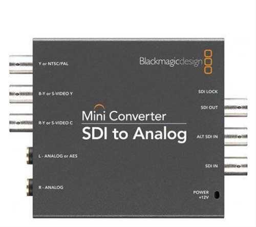 Blackmagic mini converter sdi to analog