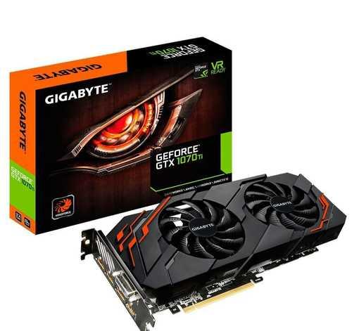 Видеократа Gigabyte GV-N107TWF2-8GD GTX1070TI 8GB