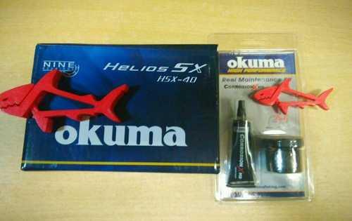 Okuma Helios SX hsx-40 и смазка Cals Grease
