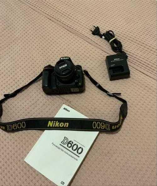 Зеркальный фотоаппарат nikon d600 + объктив 50 mm