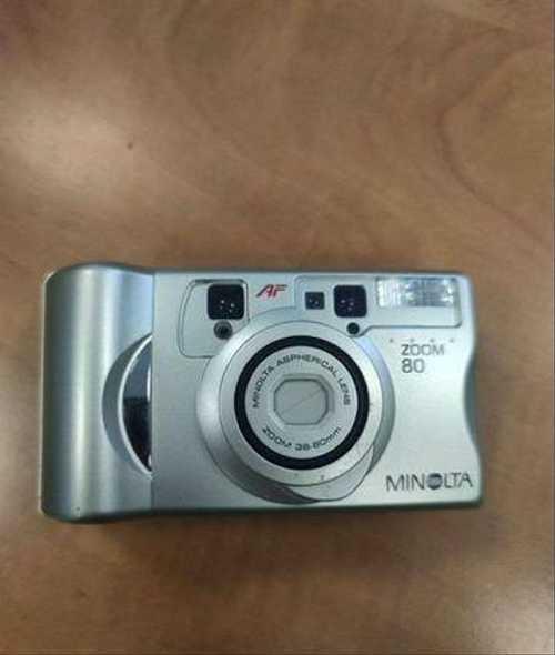 Пленочный фотоаппарат minolta zoom 80