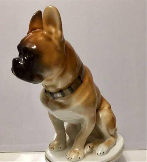 Собака «Боксёр» статуэтка СССР