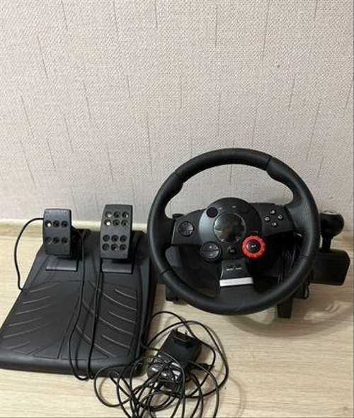 Игровой руль logitech driving force gt