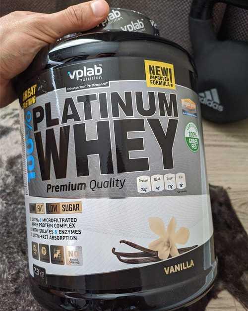 Протеин сывороточный Vplab Platinum Whey, 2,3кг