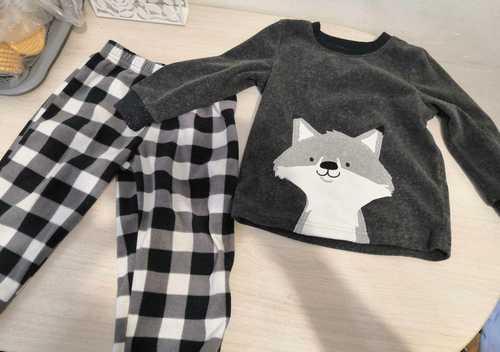 Пижама флисовая Carters раздельная