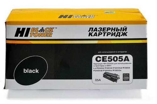 Тонер картридж Hi-Black (HB-CE505A)