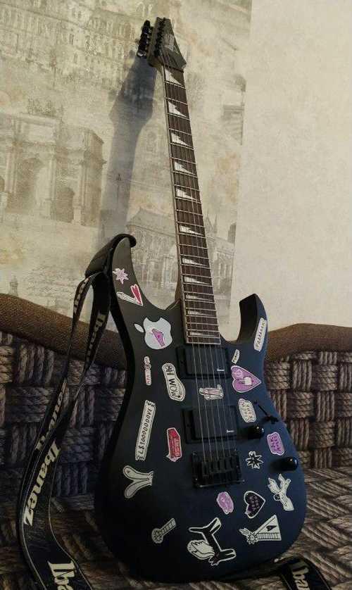 Ibanez GIO GRG121DX-BKF black flat