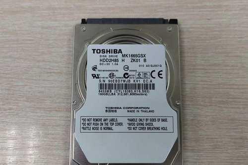 Жесткий диск для ноутбука Toshiba MK1665GSX 160b