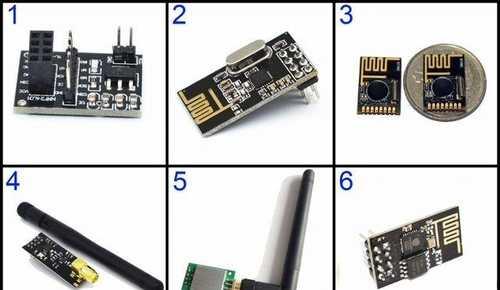 Модули связи nRF24L01 и ESP8266 для Arduino