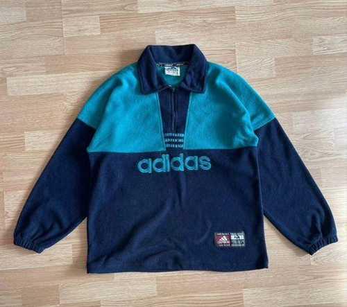 Флисовая кофта толстовка Adidas Vintage оригинал