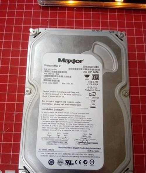 Жесткий диск HDD Maxtor 250Гб