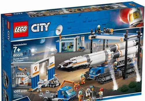 Lego City Лего 60229 Площадка и транспорт для раке