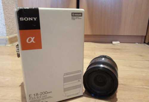 Обьектив sony Sel 18-200