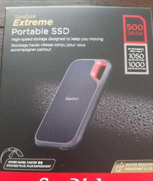 Sandisk extreme Portable SSD 500Gb