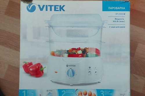 Пароварка vitek vt-1555w 900 Вт