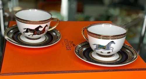 Набор чайных пар Hermes Cheval d'Orient