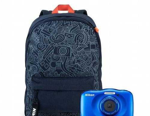 Nikon Coolpix W150 синий + рюкзак новый