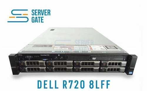 Сервер dell R720 8LFF 2 x E5-2660v2 64 GB