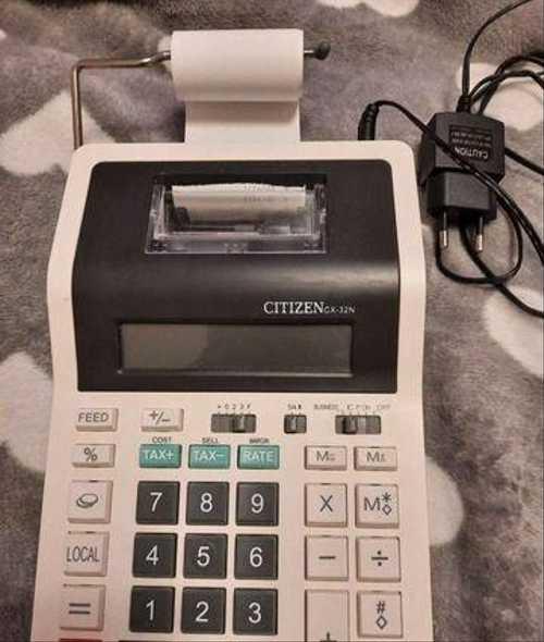 Бухгалтерский калькулятор Citizen cx-32 n