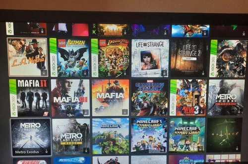 Xbox профиль с более 50 игр