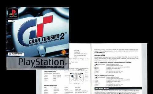 Лицензионная игра Grand turismo 2 PS1 platinum