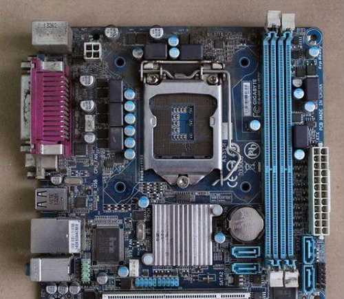 Плата gigabyte GA-H61N-D2V (Socket 1155) неисправн