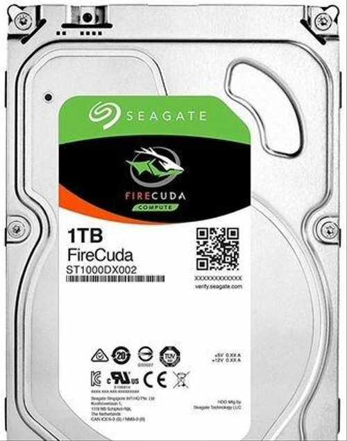 Гибридный диск Seagate FireCuda 1 тб ST1000DX002