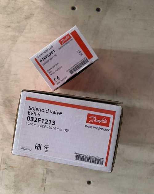Солeноидный вентиль evr6 + катушка (danfoss)