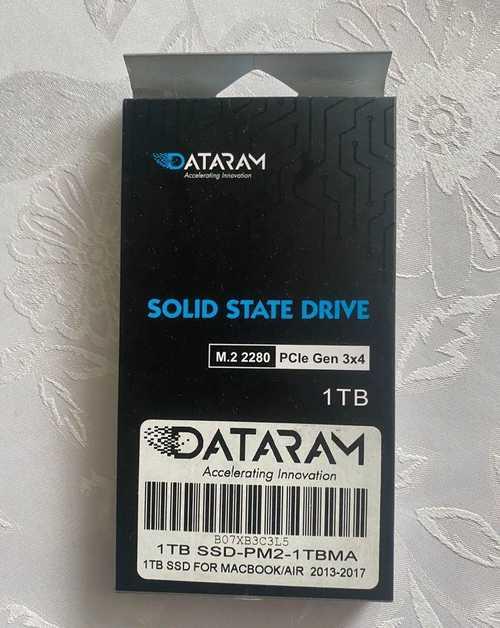 Apple dataram SSD 1TB M.2 2280 PCIe Gen 3x4