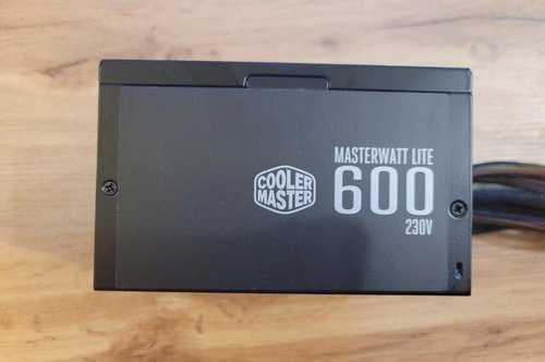 Блок питания Cooler Master 600W 80Plus с дефектом