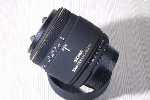 Обьектив Sigma Nikon 50mm f/2.8D Macro