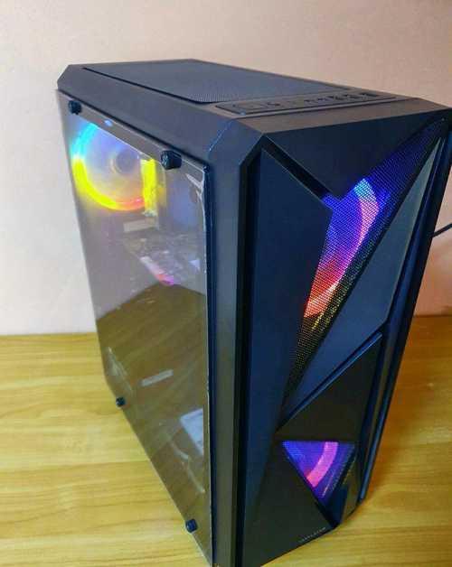 Игровой пк Ryzen 3 1200, 16Gb, 1050Ti, SSD, HDD, 6