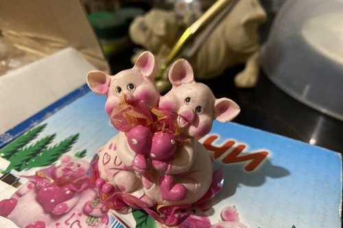Сувенир свинюшки love 12 штук