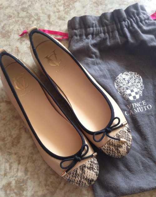 Балетки бежевые Vince Camuto новые