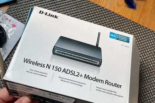 D-Link Adsl/ethernet маршрутизатор с wi-fi и встро