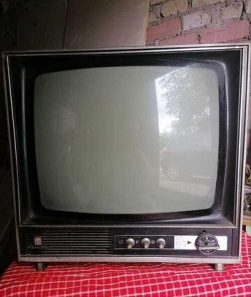 Телевизор черно белый бу