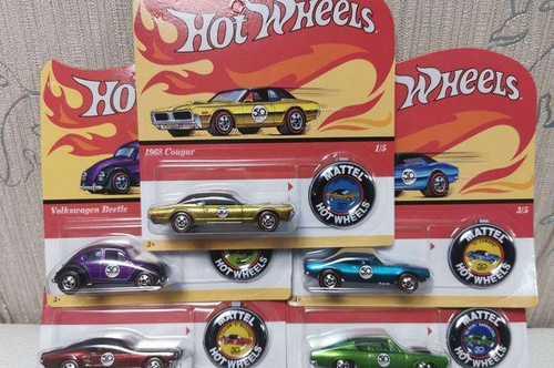 Hot wheels 50th коллекционные