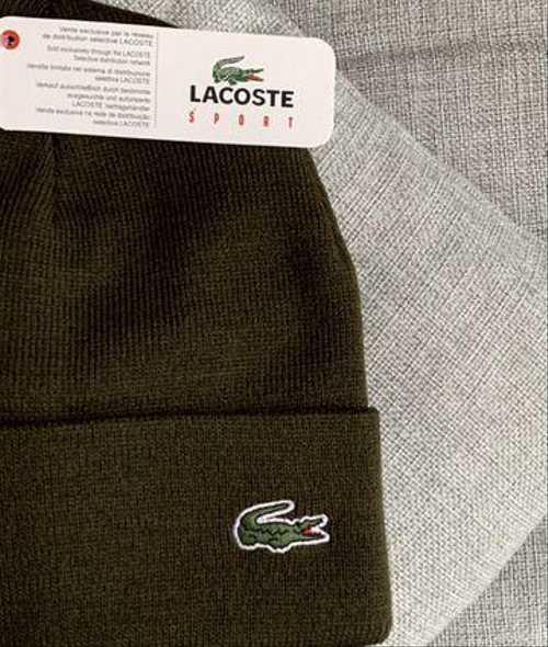 Шапка мужская lacoste