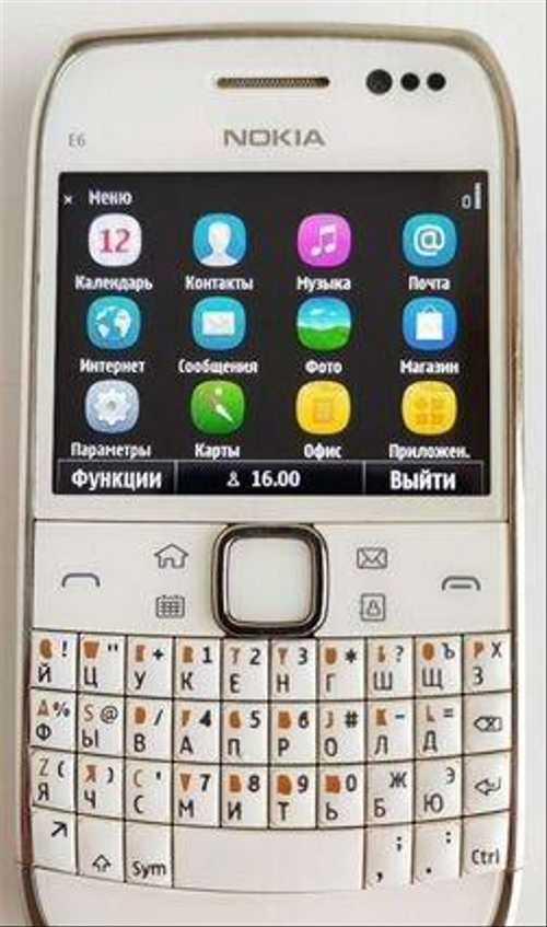 Телефон Nokia E6