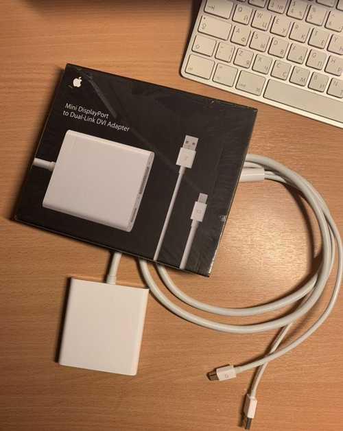 Адаптер Mini DisplayPort двухканальный DVI