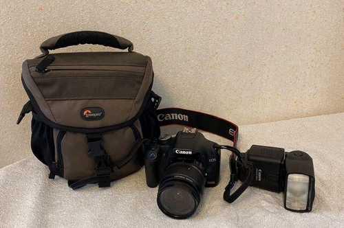 Зеркальный фотоаппарат Canon EOS 500D в комплекте